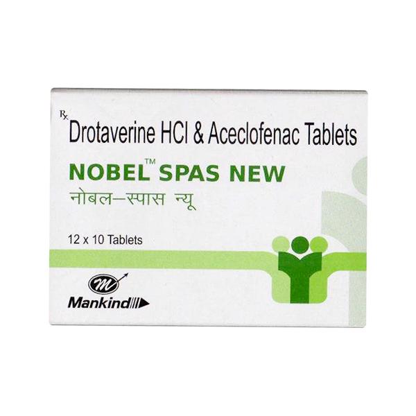 NOBEL SPAS NEW Tablet 10's Price, Uses, Side effects, Substitutes | Netmeds