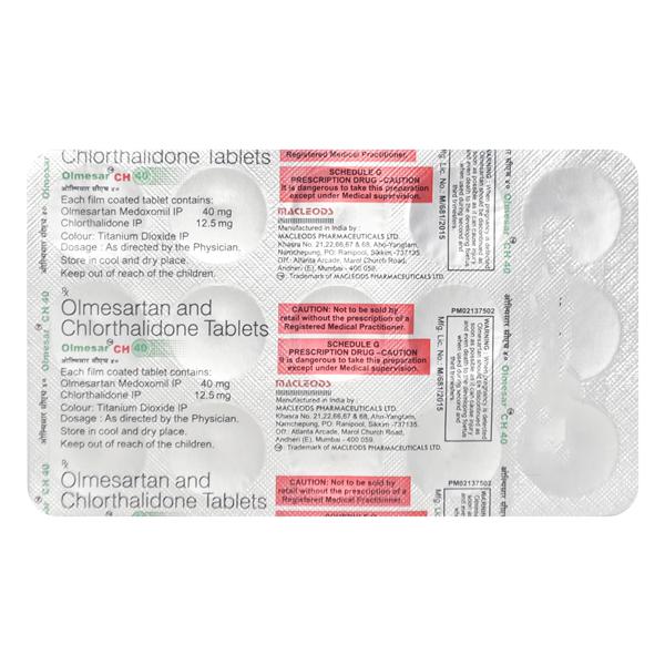 TRIOLMESAR CH 40 Tablet 15's : Price, Uses, Side Effects | Netmeds