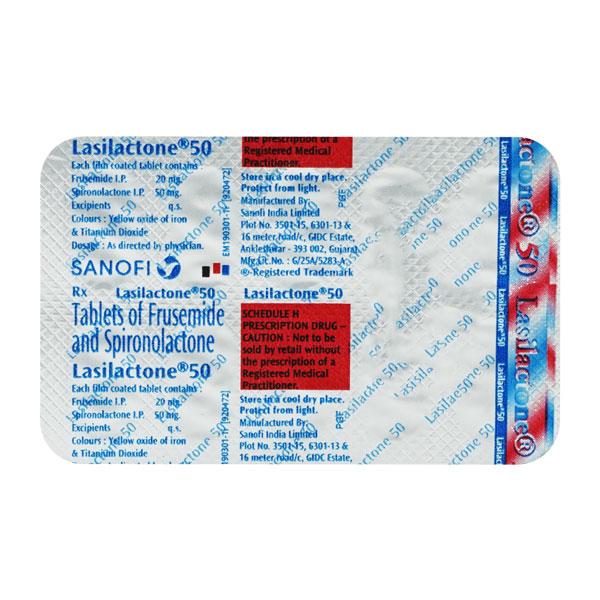 Lasilactone 50mg Tablet 10'S - Price, Uses, Side Effects | Netmeds