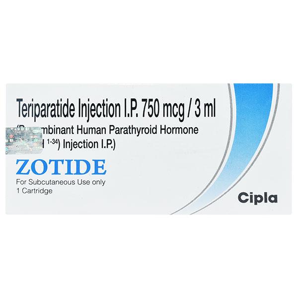 Buy ZOTIDE 750mcg Injection 3ml Online at Upto 25% OFF | Netmeds