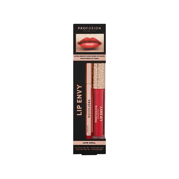 Buy Profusion Cosmetics Lip Envy Gloss & Lip Liner Duo - Love Spell 3.5 ...