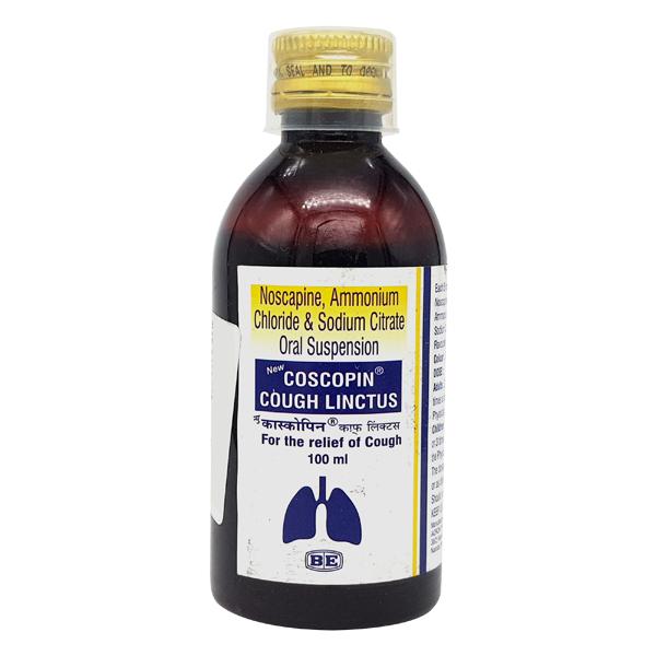 Buy COSCOPIN COUGH LINCTUS NEW Oral Suspension 100ml Online at Upto 25% ...