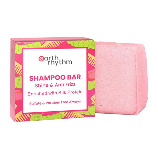 Buy Earth Rhythm Silk Protein Shampoo Bar Cardboard Box 80 gm Online at ...