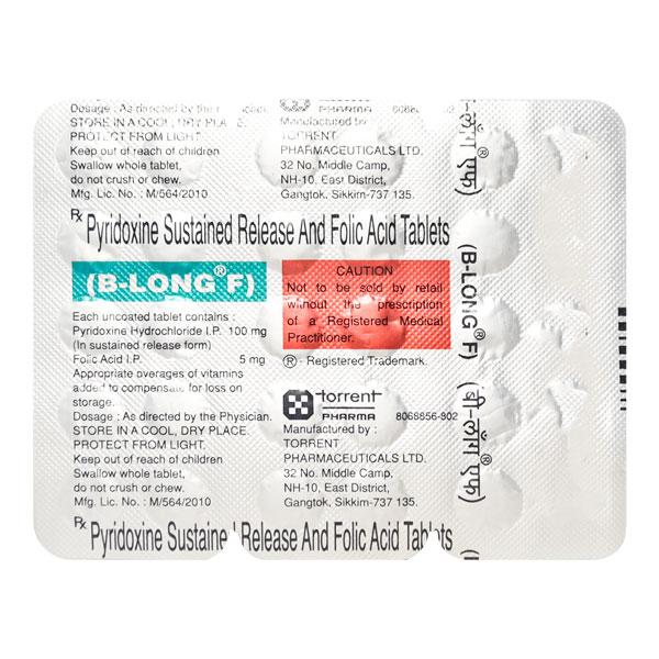 B Long F Tablet 30'S : Price, Uses, Side Effects | Netmeds