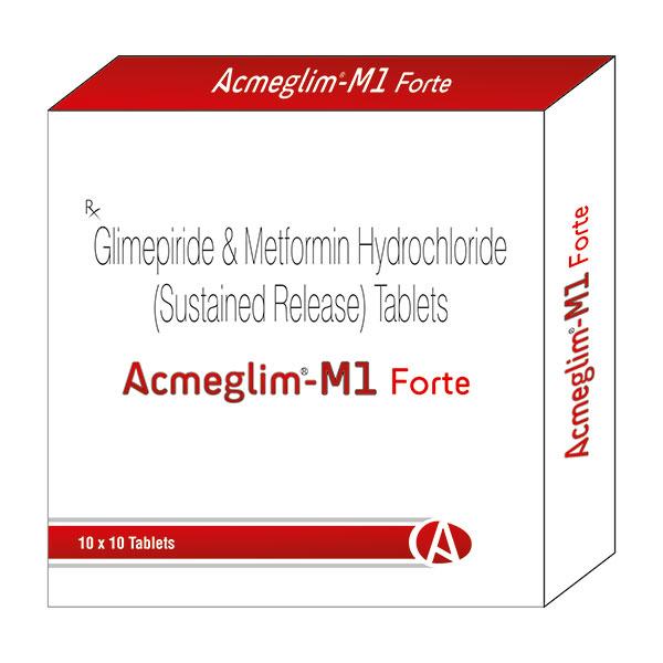 ACMEGLIM M1 FORTE Tablet 10's : Price, Uses, Side Effects | Netmeds