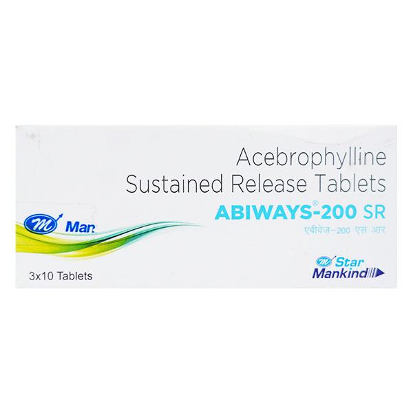 Buy ABIWAYS SR 200 Tablet 10's Online at Upto 25% OFF | Netmeds