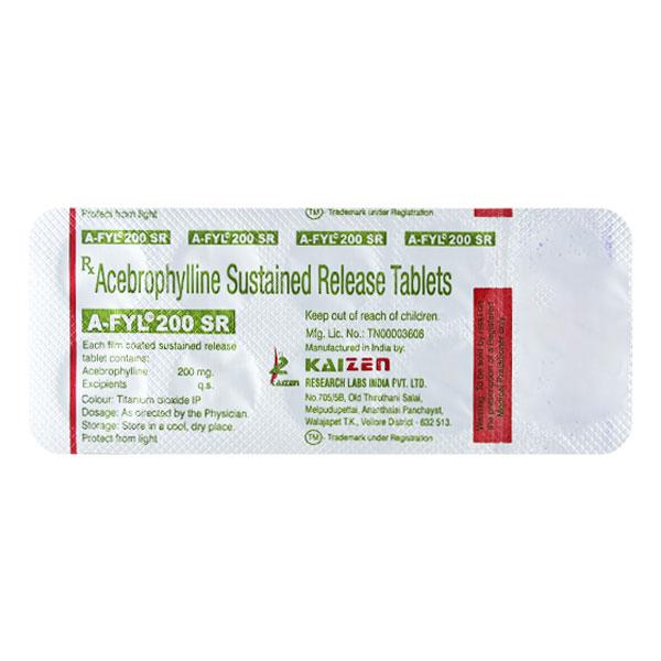Buy A FYL SR 200 Tablet 10's Online at Upto 25% OFF | Netmeds