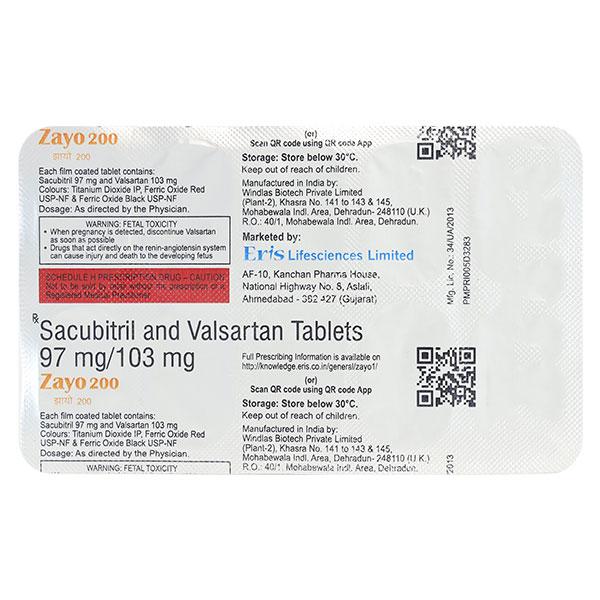 Buy ZAYO 200 Tablet 10's Online at Upto 25% OFF | Netmeds