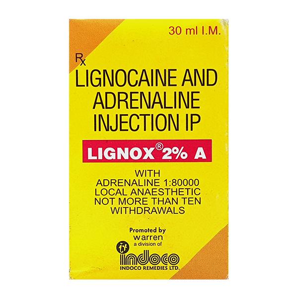 Buy LIGNOX 2% A Injection 30ml Online at Upto 25% OFF | Netmeds
