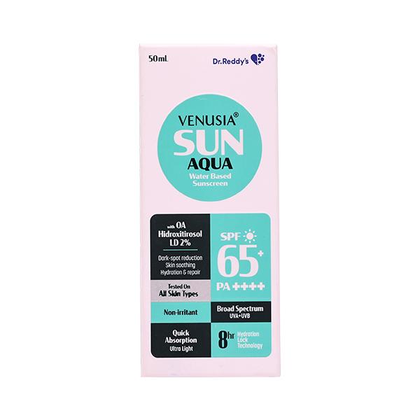 VENUSIA SUN AQUA SPF 65+ PA++++ UVA+UVB Sunscreen 50ml Price, Uses ...