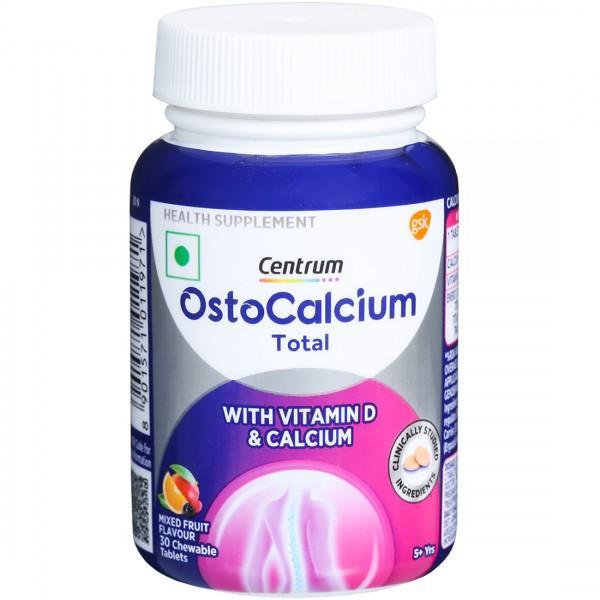 Buy Centrum Ostocalcium Total Chewable Tablet - Mixed Fruit 30's for ...