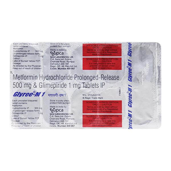 Glyree M1 Tablet 10'S - Price, Uses, Side Effects | Netmeds
