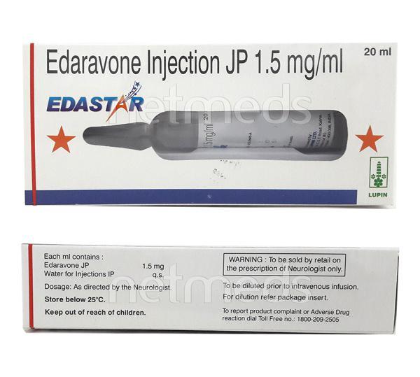 Buy Edastar Injection 20ml Online at Upto 25% OFF | Netmeds
