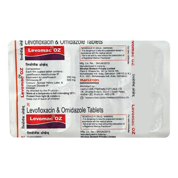 Levomac OZ Tablet 10'S Price, Uses, Side effects, Substitutes | Netmeds
