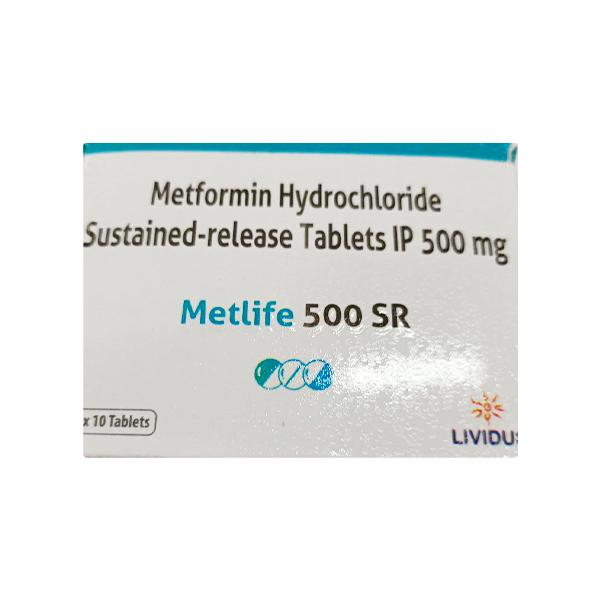METLIFE SR 500 Tablet 10's : Price, Uses, Side Effects | Netmeds