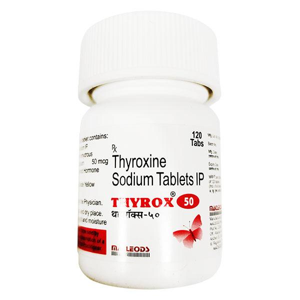 THYROX 50 Tablet 120's Price, Uses, Side effects, Substitutes | Netmeds