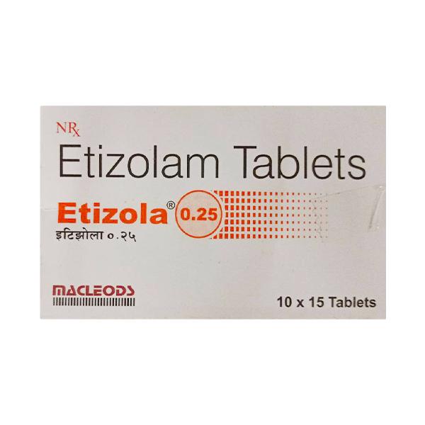 ETIZOLA 0.25 Tablet 15's - Price, Uses, Side Effects, and Substitutes ...