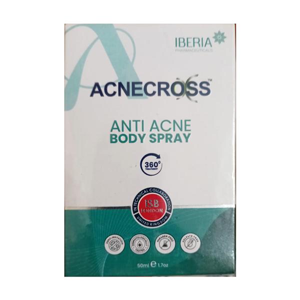 ACNECROSS ANTI ACNE BODY Spray 50ml Price, Uses, Side effects ...