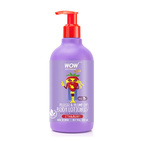 Buy WOW Skin Science Kids Plush & Plump Body Lotion - Strawberry - SPF ...