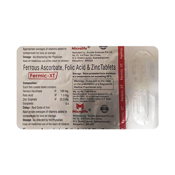 FERMIC XT Tablet 10's Price, Uses, Side effects, Substitutes | Netmeds