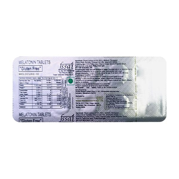 MELOCURE 10 GLUTEN FREE Tablet 10's