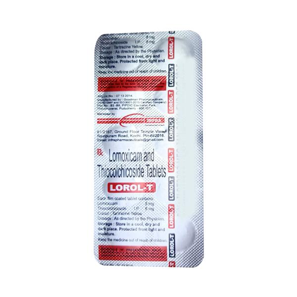 LOROL T Tablet 10's Price, Uses, Side effects, Substitutes | Netmeds