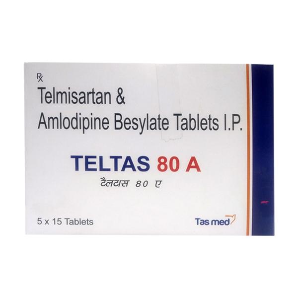 TELTAS 80 A Tablet 15's : Price, Uses, Side Effects | Netmeds