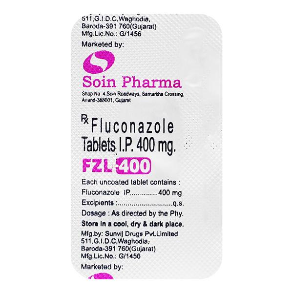 FZL 400 Tablet 1's Price, Uses, Side effects, Substitutes | Netmeds