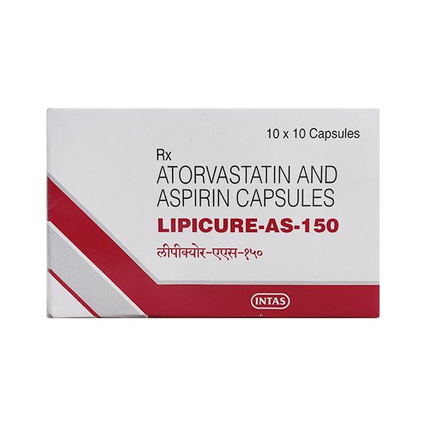 Buy Lipicure AS 150mg Capsule 10'S Online at Upto 25% OFF | Netmeds
