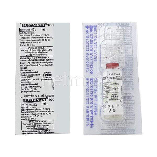 Buy Sustanon 100mg Injection 1ml Online at Upto 25% OFF | Netmeds