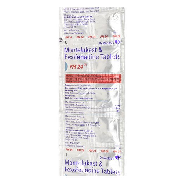 FM 24 Tablet 10'S Price, Uses, Side effects, Substitutes | Netmeds