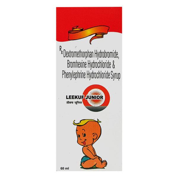 Leekuf Junior Syrup 60ml Price, Uses, Side effects, Substitutes | Netmeds