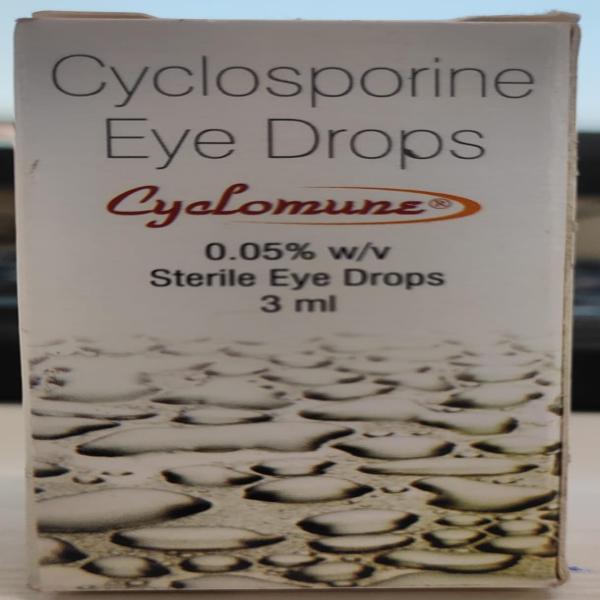 CYCLOMUNE 0.1% Eye Drops 5ml : Price, Uses, Side Effects | Netmeds