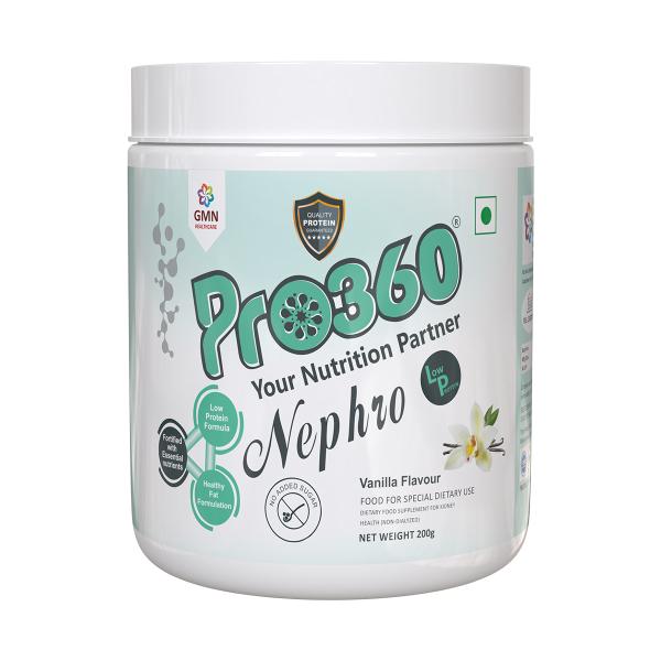 Pro360 Nephro LP Powder - Vanilla 200 gm Online at Best Price - Protein ...