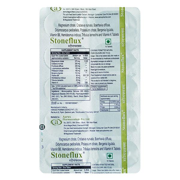 Buy STONEFLUX Tablet 10's Online at Upto 25% OFF | Netmeds