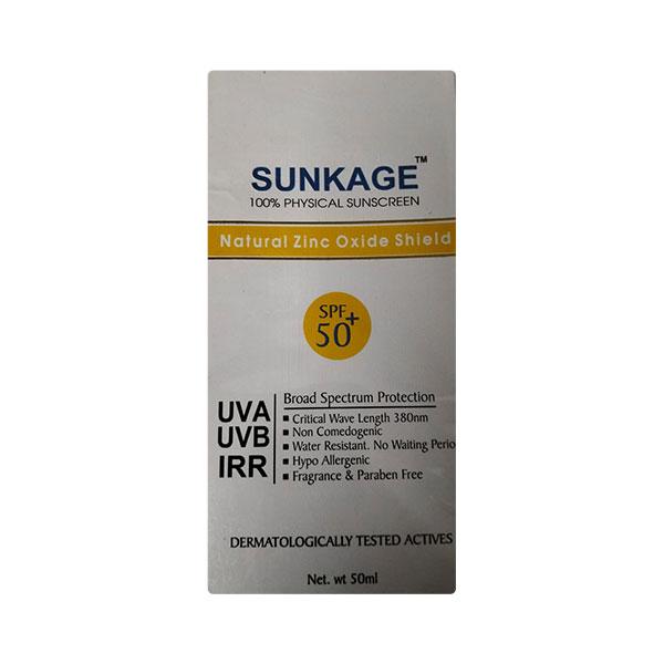 SUNKAGE SPF 50+ UVA UVB IRR Sunscreen 50ml Price, Uses, Side effects ...
