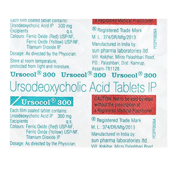 Ursocol 300mg Tablet 15'S - Price, Uses, Side Effects | Netmeds