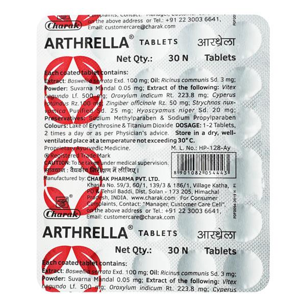 Arthrella Tablet 30'S Price, Uses, Side effects, Substitutes | Netmeds
