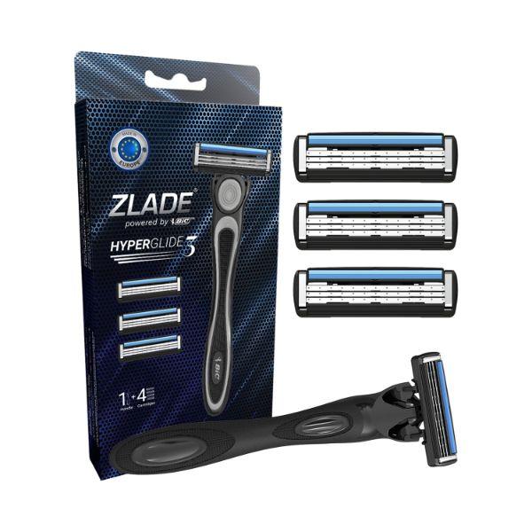 Buy Zlade Hyperglide3 Advanced Shaving System For Men - 1 Razor Handle ...