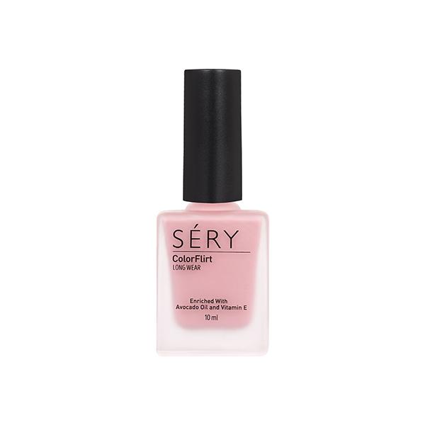 Buy Sery Color Flirt Nail Paint Matte, Rose Pink 10 ml Online at ...