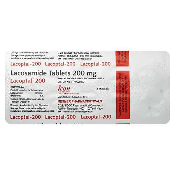 LACOPTAL 200mg Tablet 10's Price, Uses, Side effects, Substitutes | Netmeds