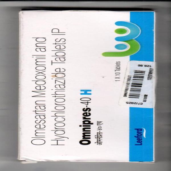 OMNIPRES H 40 Tablet 10's Price, Uses, Side effects, Substitutes | Netmeds