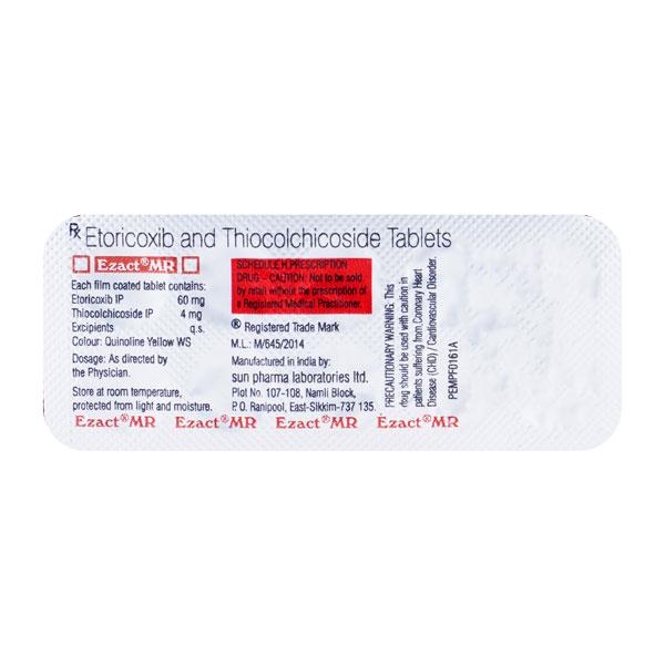Buy Ezact MR Tablet 10'S Online at Upto 25% OFF | Netmeds