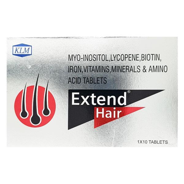 Buy Extend Hair Tablet 10'S Online at Upto 25% OFF | Netmeds