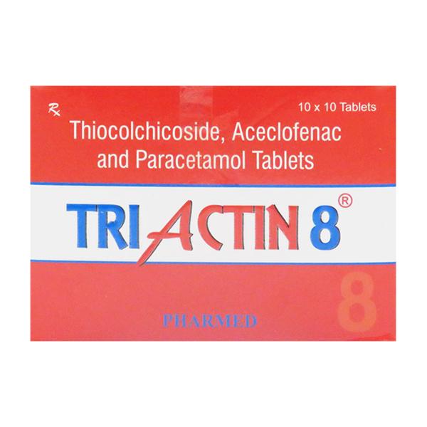Buy Triactin 8mg Tablet 10'S Online at Upto 25% OFF | Netmeds