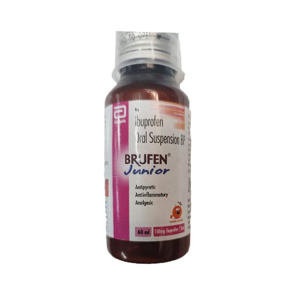 Brufen Junior Oral Suspension Orange Flavour 60ml Price, Uses, Side ...