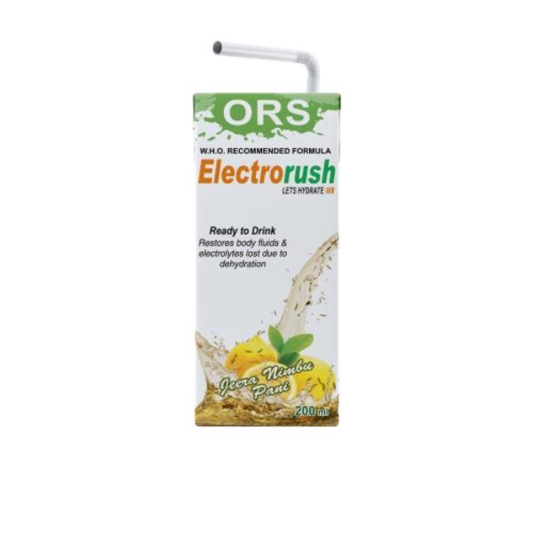 Electrorush ORS Liquid - Jeera Nimbu Pani 200 ml