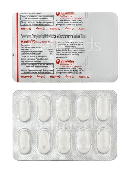 Maxtra P Tablet 10'S Price, Uses, Side effects, Substitutes | Netmeds