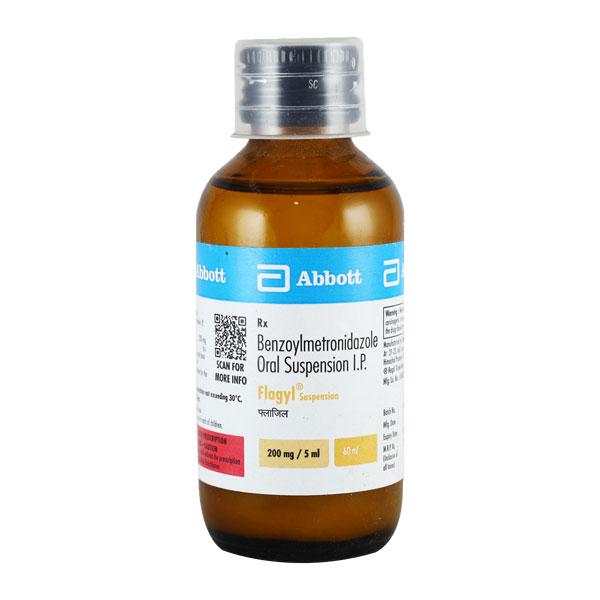 Buy Flagyl Suspension 60ml Online at Upto 25% OFF | Netmeds