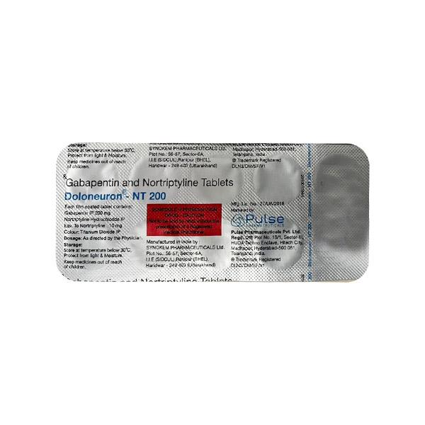 Buy DOLONEURON NT 200 Tablet 10's Online at Upto 25% OFF | Netmeds